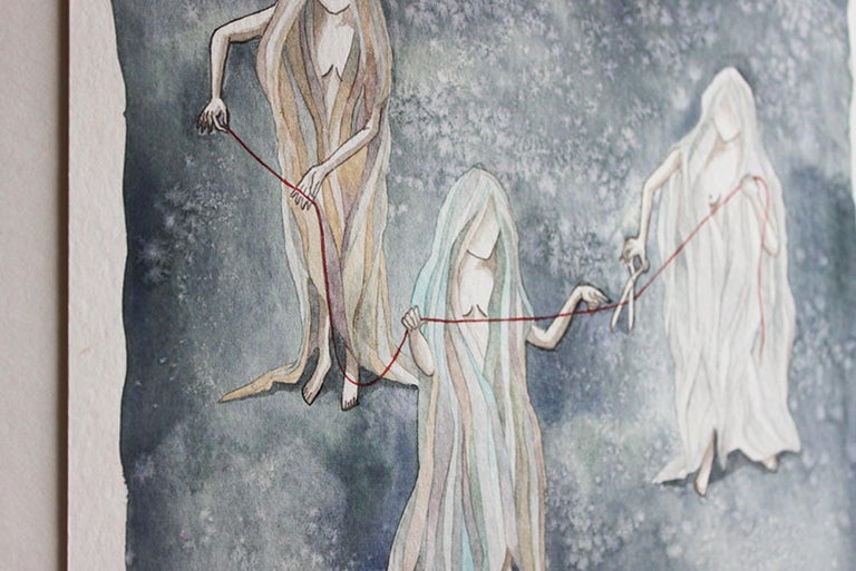 Chamisa Kellogg - The Moirai: Clotho, Lachesis and Atropos For Sale at 1stDibs