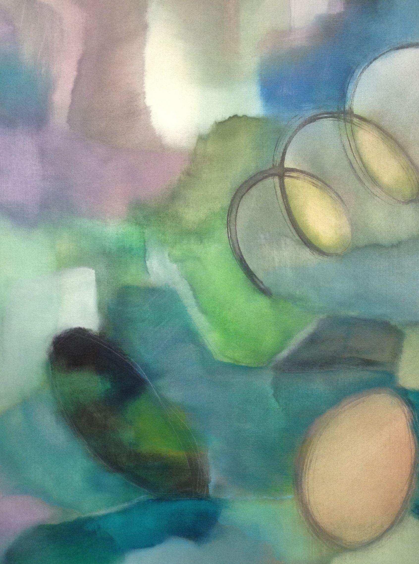 Max Jones - Faded Memory, Painting, Acrylic on Canvas For Sale at 1stDibs