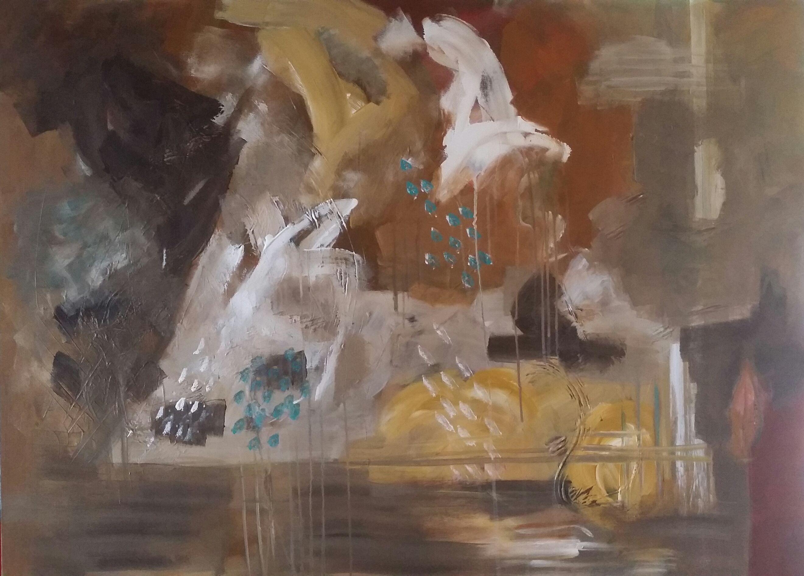 Marguerite Laing - Connecting with the Sacred, Painting, Acrylic on ...