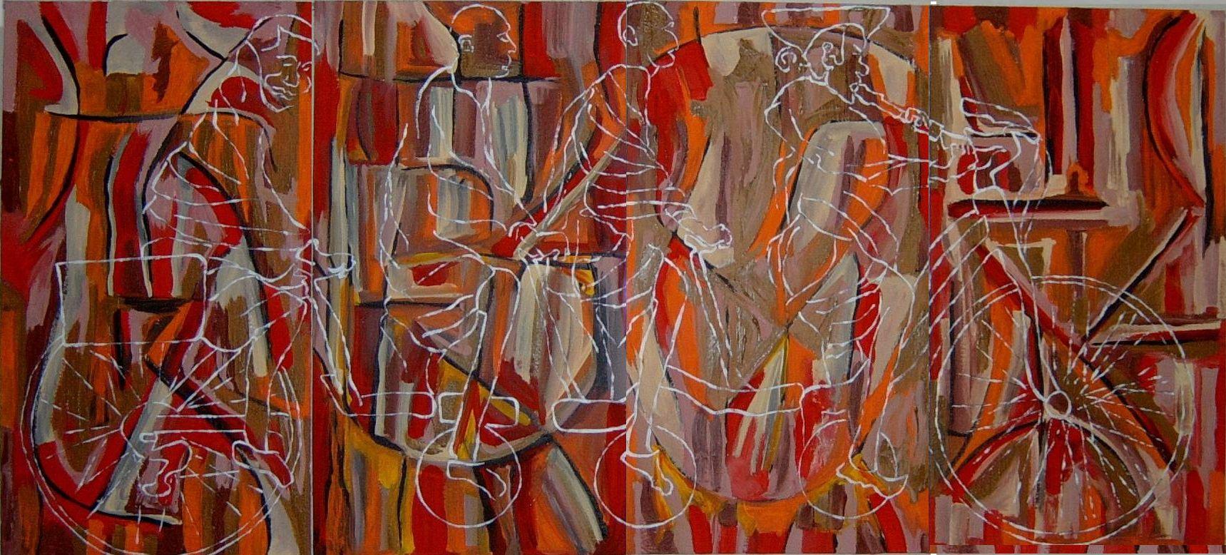 Federico Lepe - Martyrdom of Saint Sebastian #2, Painting, Acrylic on ...