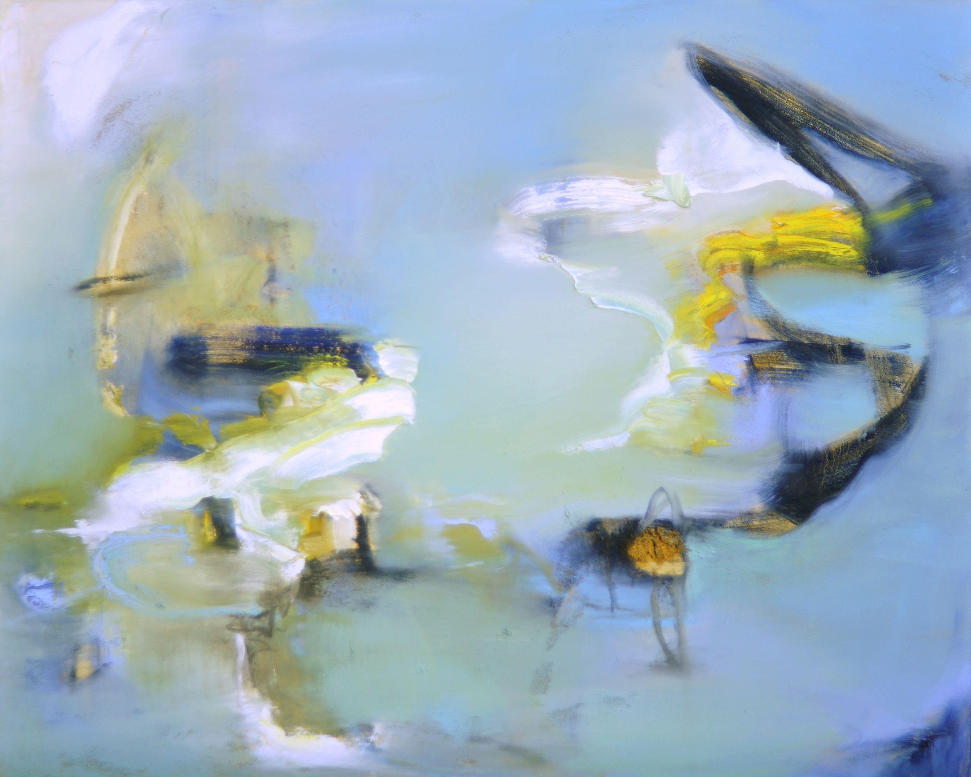 Anne B Schwartz - 325 Somewhere Near Water, Painting, Oil on Canvas For ...
