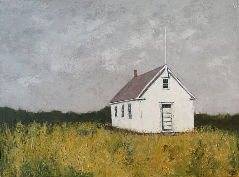 Stephanie Berry - Schoolhouse, Painting, Oil on Canvas For Sale at 1stDibs