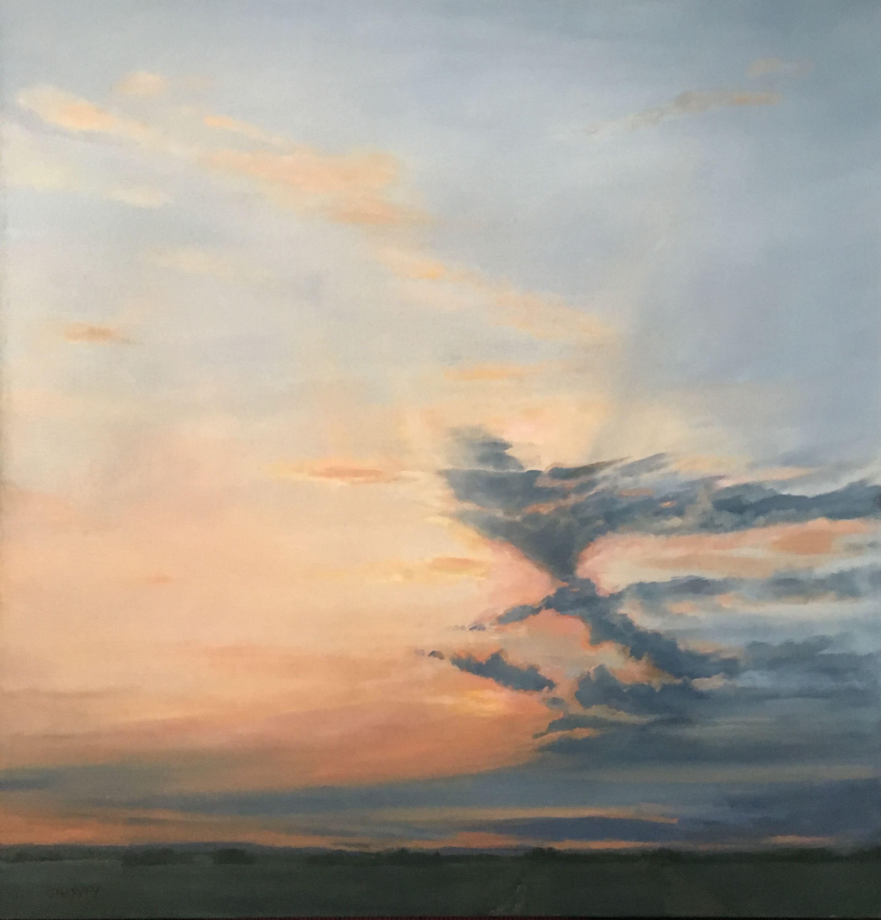 Judith Harvey - Early Dusk, Painting, Oil on Canvas For Sale at 1stDibs ...