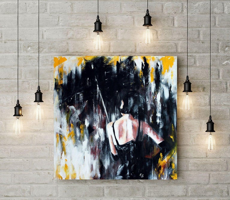 Nymira Gray - Shar (COLOR SERIES), Painting, Acrylic on Canvas For Sale ...