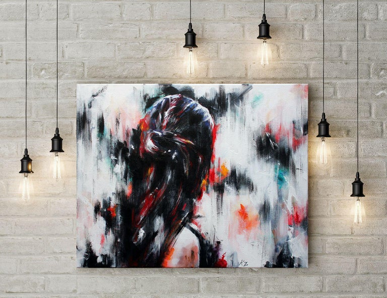 Nymira Gray - Shiro (COLOR SERIES), Painting, Acrylic on Canvas For ...