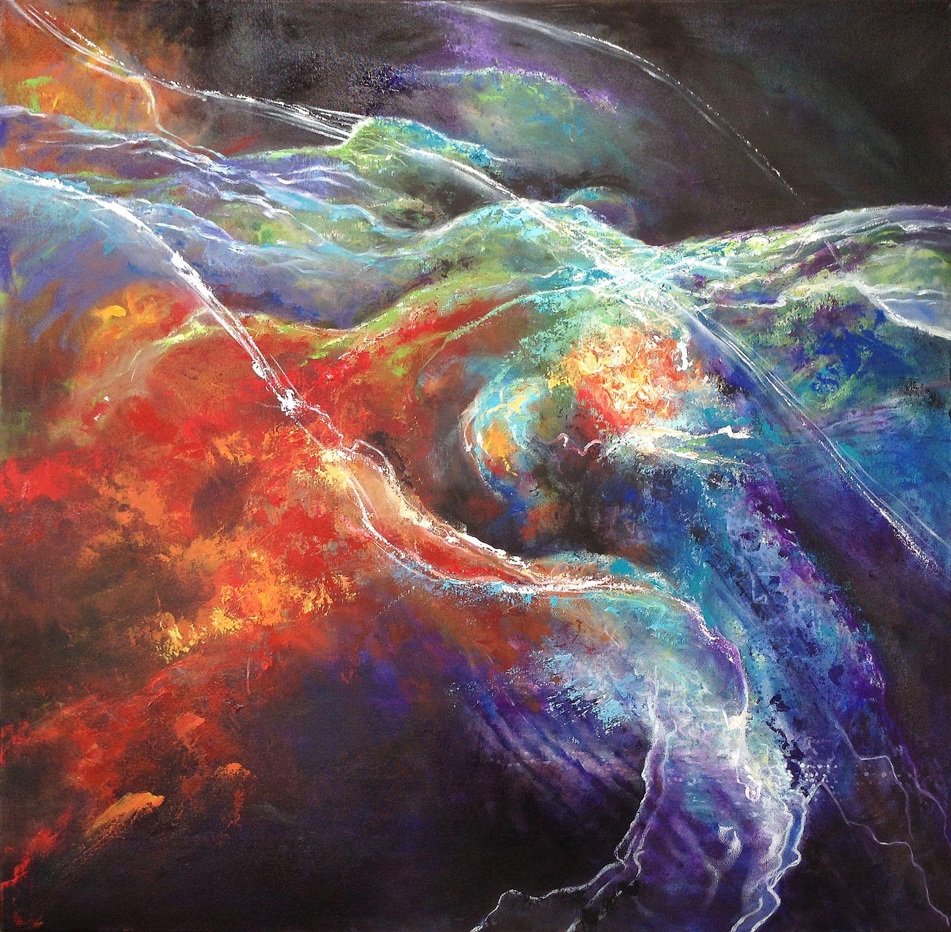 Daniel Loveday - Protoimage VII, Painting, Oil on Canvas at 1stDibs