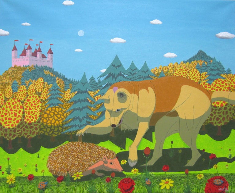 Esteve Navarrete - Curiosity, Painting, Oil on Canvas For Sale at 1stDibs