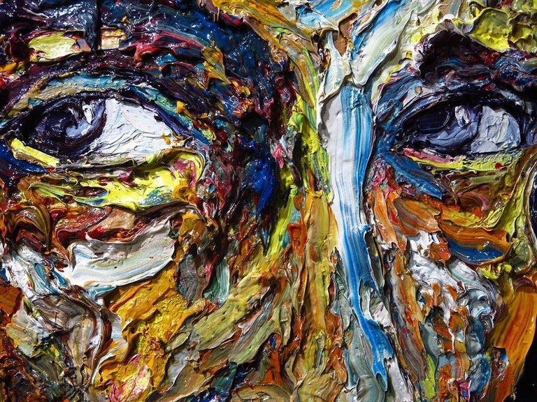 David Padworny - UNTITLED m1083 - Original oil painting portrait ...