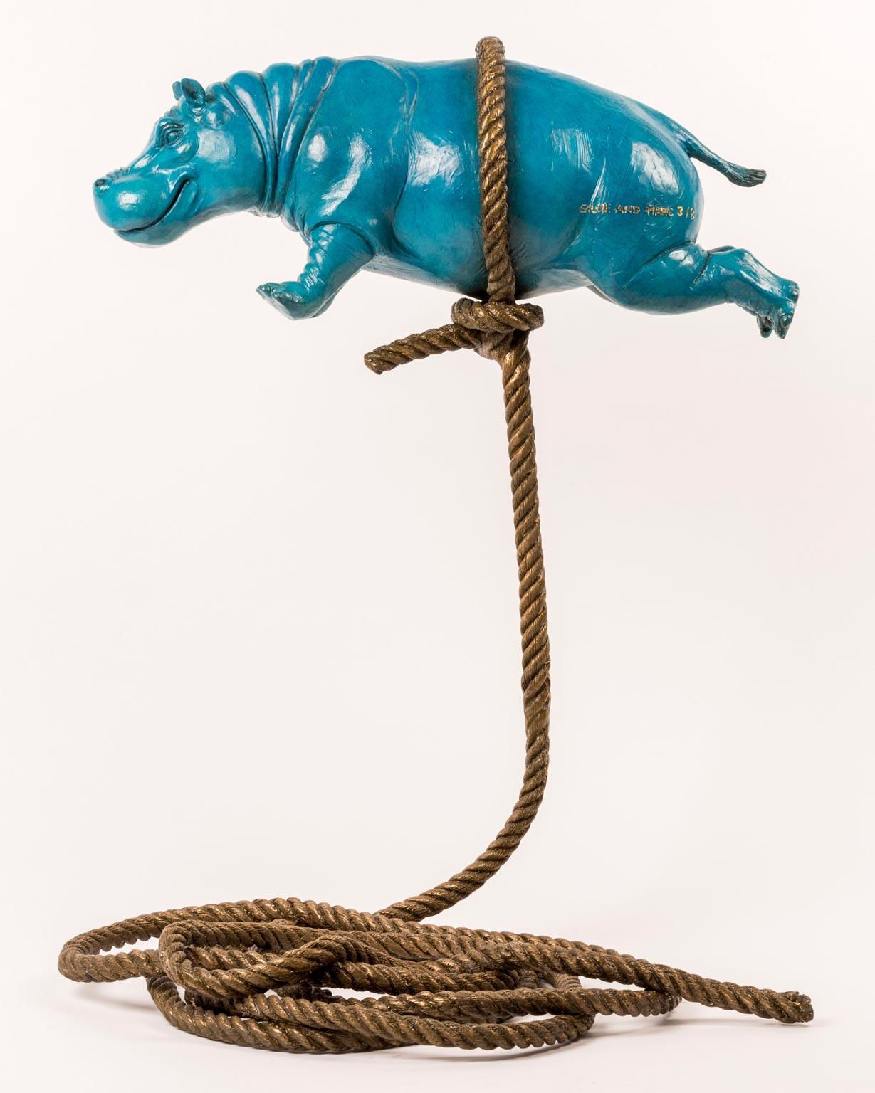Gillie and Marc Schattner - Bronze Sculpture - Limited Edition - Blue ...