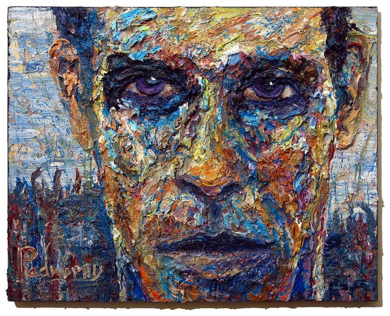 David Padworny - UNTITLED m1056 - Original oil painting portrait ...