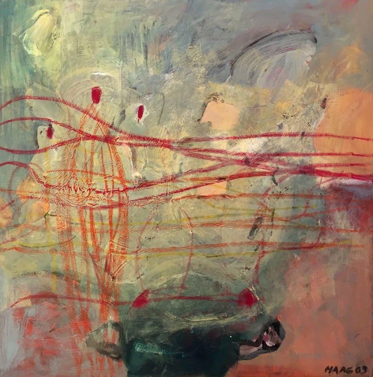 Christel Haag - Sweet Home, Painting, Acrylic on Canvas For Sale at 1stDibs