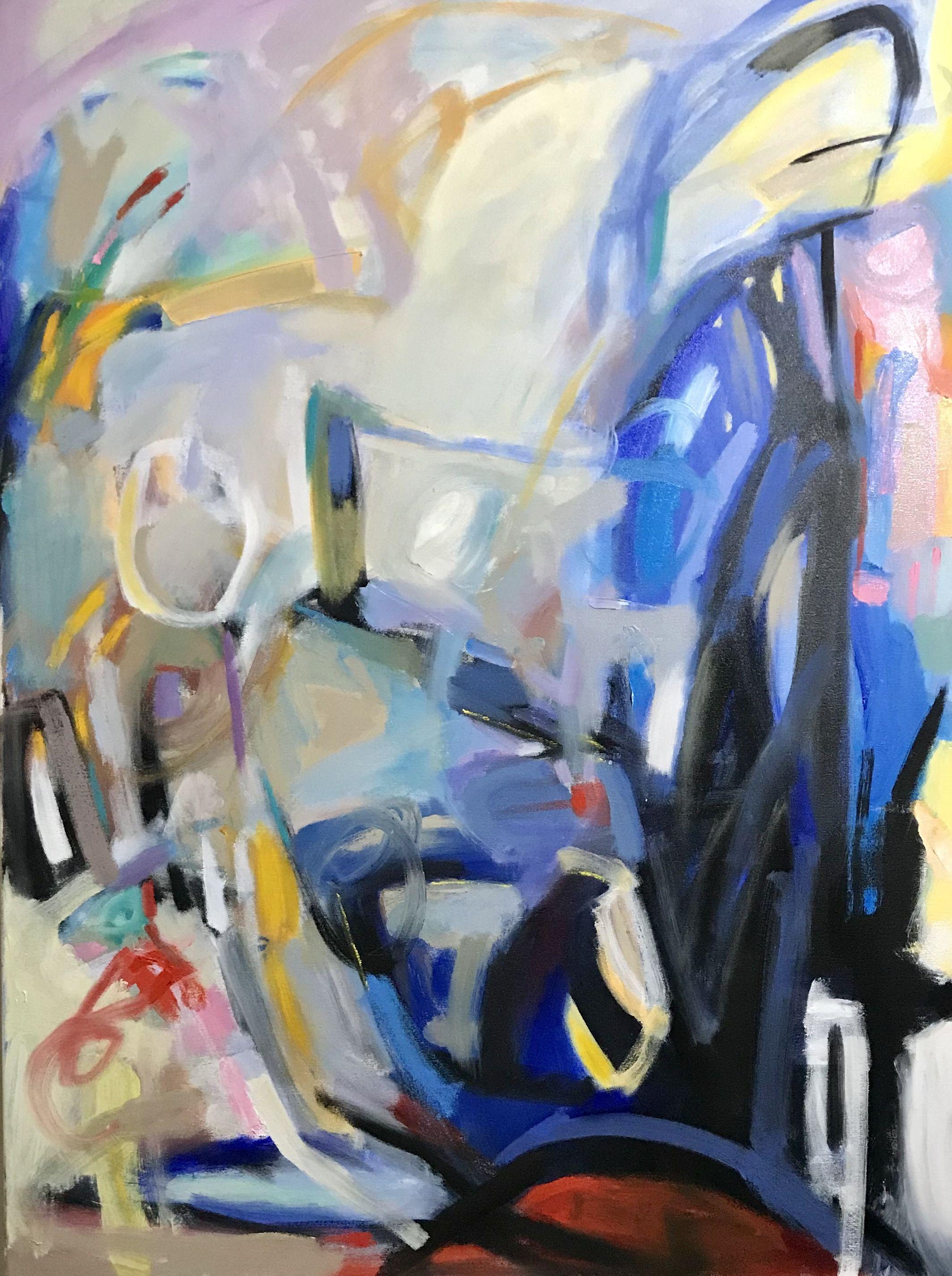 Julie Wende - SPRING TRAINING, Painting, Oil on Canvas For Sale at 1stDibs