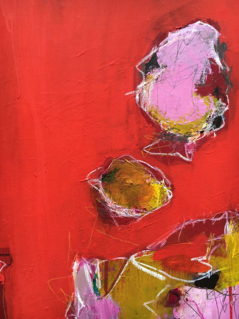 Angela Dierks - At the Contact Boundary, Painting, Acrylic on Canvas ...