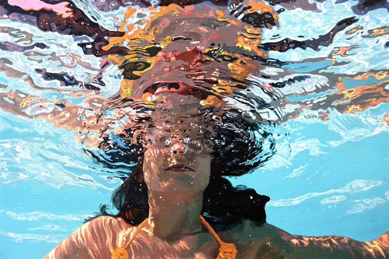 Abi Whitlock - The Shallows, Painting, Acrylic on Canvas For Sale at ...