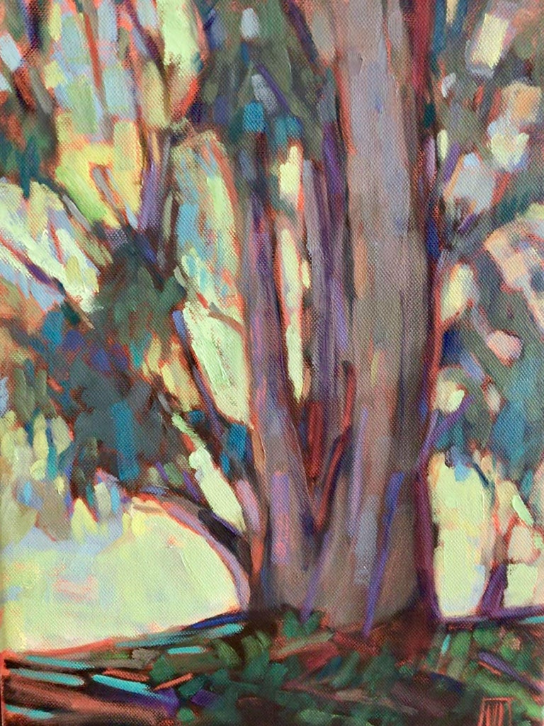 Julie Wende - RED EUCALYPTUS, Painting, Pastels on Canvas For Sale at ...