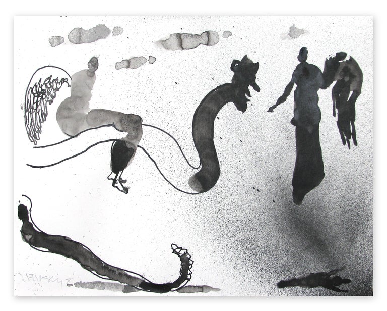 Edward Zelinsky - heresy, Drawing, Pen and Ink on Watercolor Paper For ...