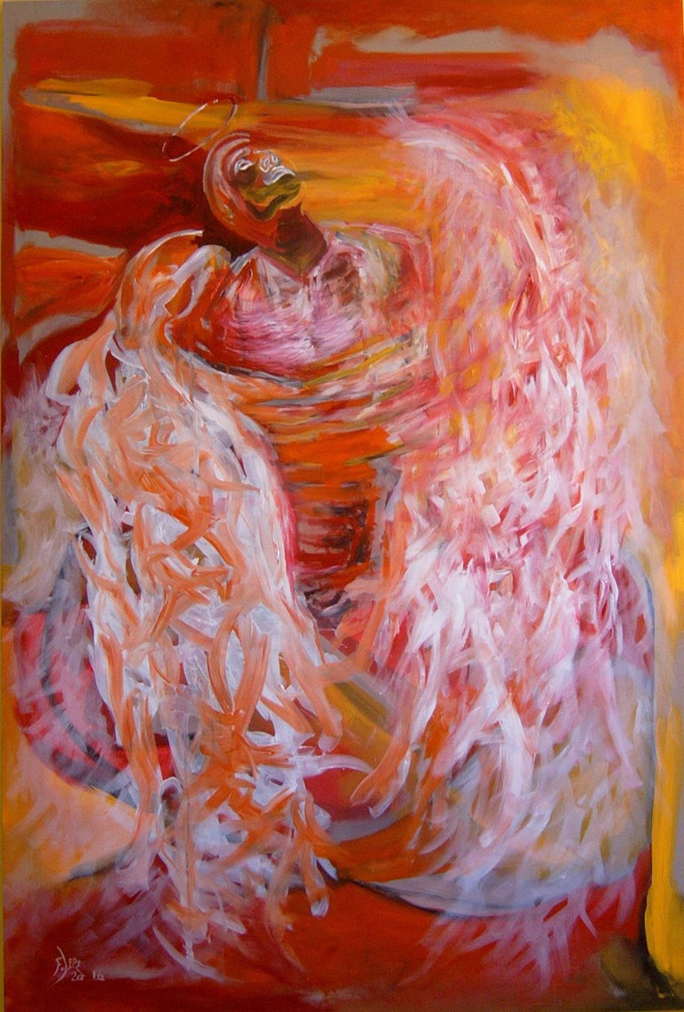 Federico Lepe - "ARCHANGEL #2", Painting, Acrylic on Canvas For Sale at ...