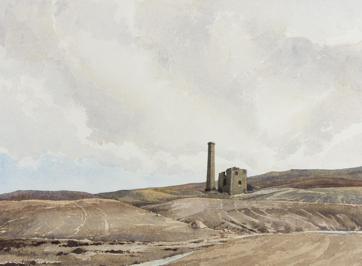 David Swinton - David Swinton - Framed 1998 Watercolour, Snuff The Wind at 1stDibs