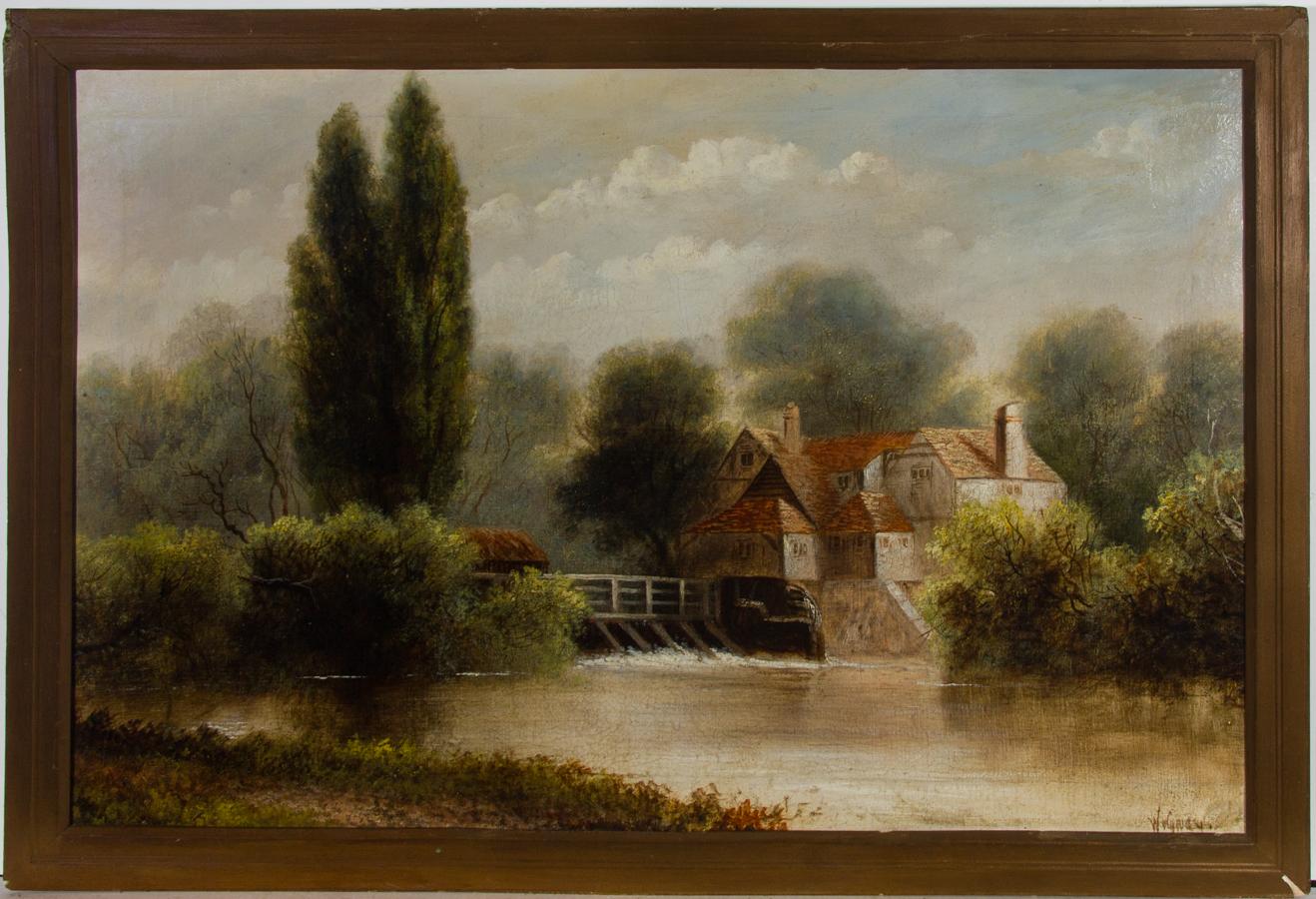 W. Gary - W. Gary - Signed Early 20th Century Oil, Iffley Mill, River ...