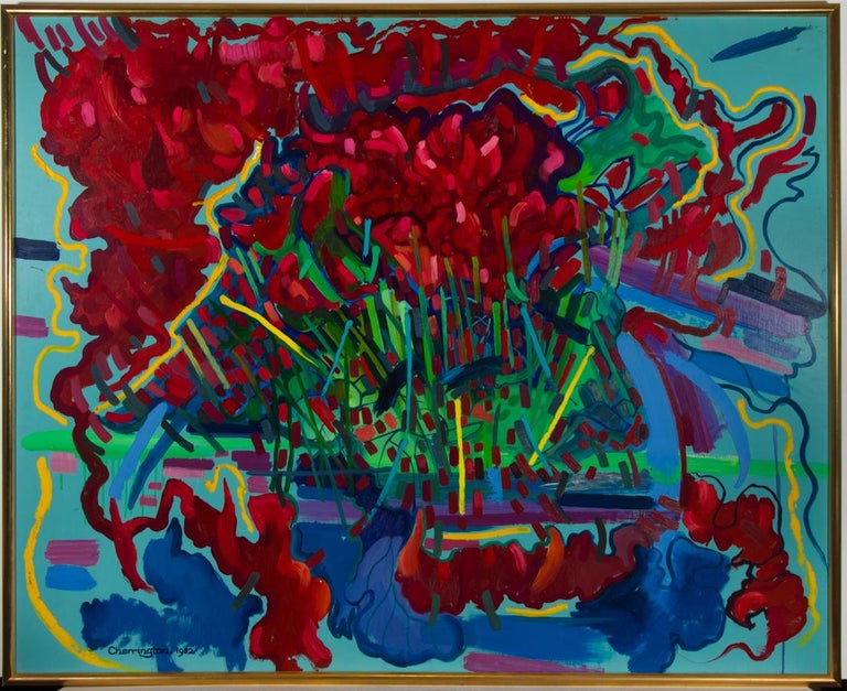 John Cherrington - John Cherrington (1931-2015) - 1982 Acrylic ...