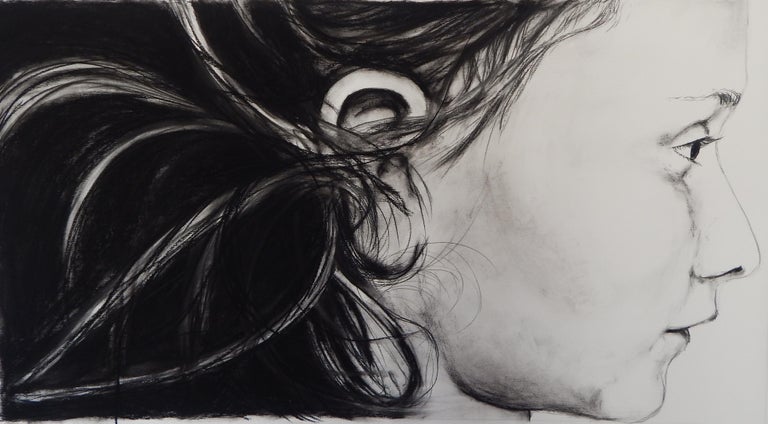 Emily Redd - Pieces of Me, Drawing, Charcoal on Paper For Sale at 1stDibs