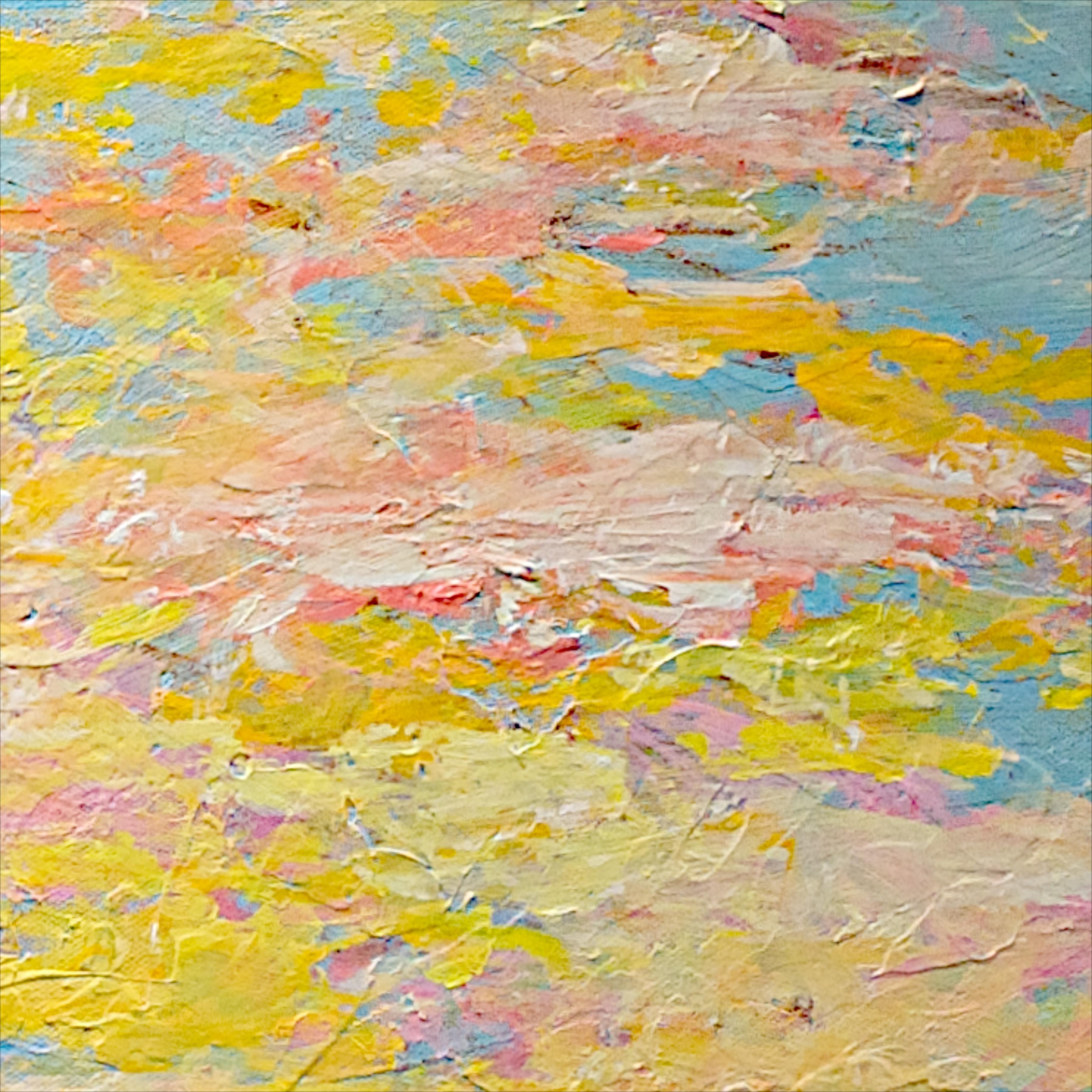 Allan P Friedlander - Mum's Garden, Painting, Acrylic on Canvas For ...