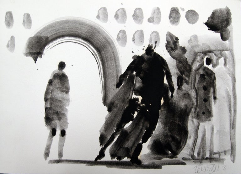 Edward Zelinsky - now come with me, Drawing, Pen and Ink on Watercolour ...