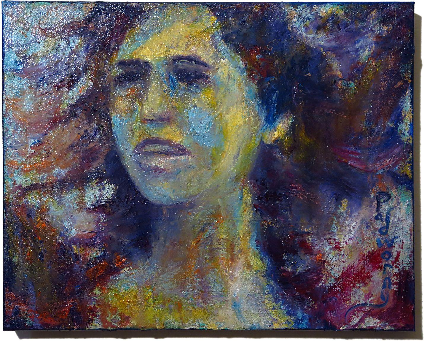 David Padworny - UNTITLED m1083 - Original oil painting portrait ...