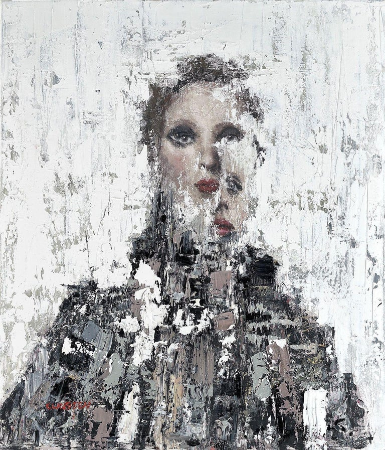 Andreas Claussen - Torn IV, Painting, Oil on Canvas For Sale at 1stDibs