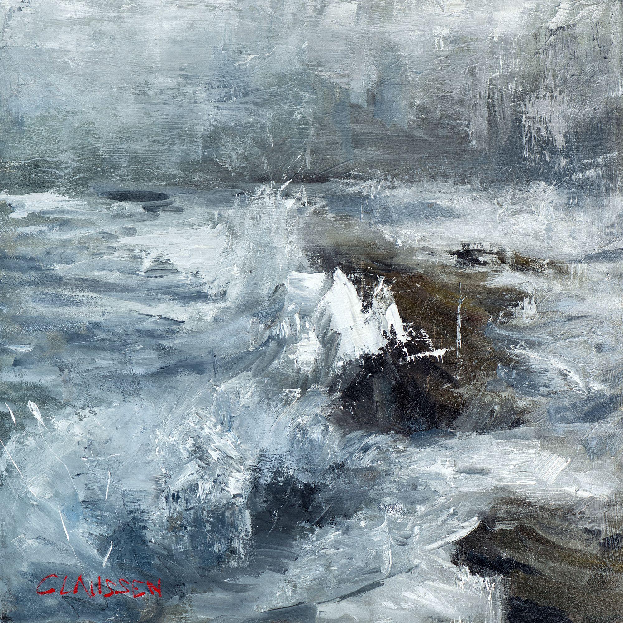 Andreas Claussen - Seascape 2019-06-07, Painting, Oil on Canvas For ...