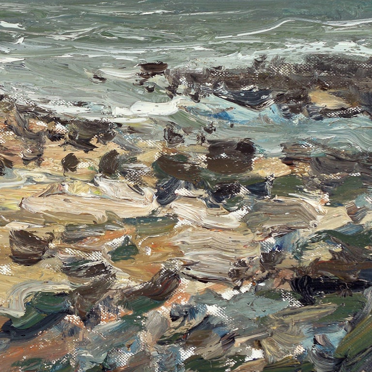 Andreas Claussen - Seascape 2018-12-29 (2), Painting, Oil on Canvas For ...