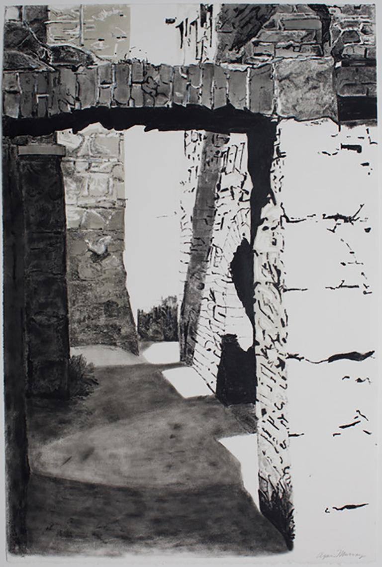 Agnes Murray - Approaching Slains Castle #7, black white and grey ...