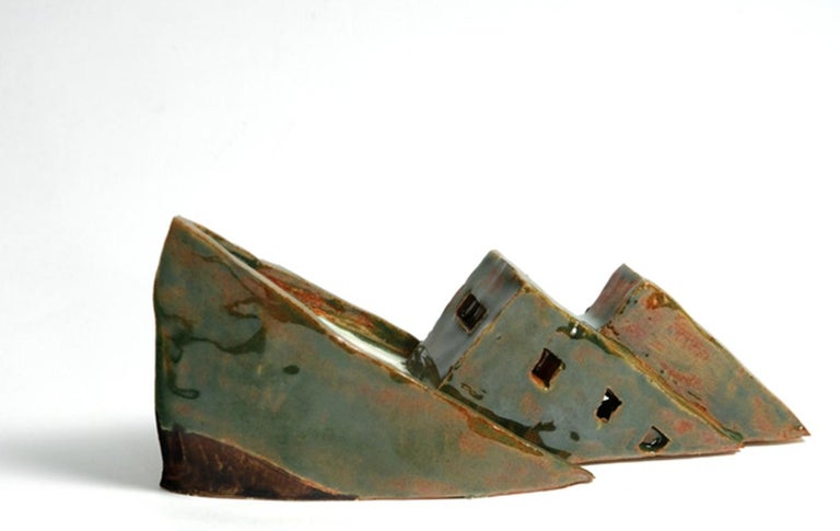 Andrew Smenos - "DESTROYER", Ceramic Sculpture, Sinking Boat, Sinking ...