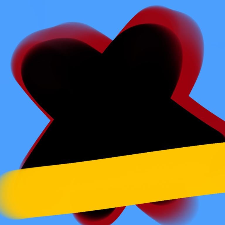 Justin Neely - "BISOUS 03312018 1125pm", Abstract, Digital, Archival ...
