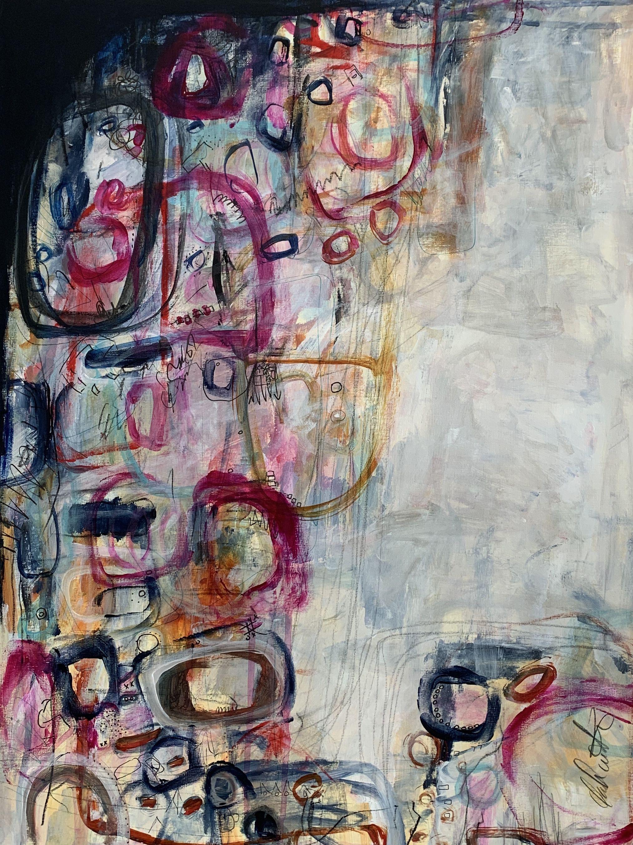 Darlene Watson - TURNTABLE SPINNIN', Painting, Acrylic on Canvas For ...
