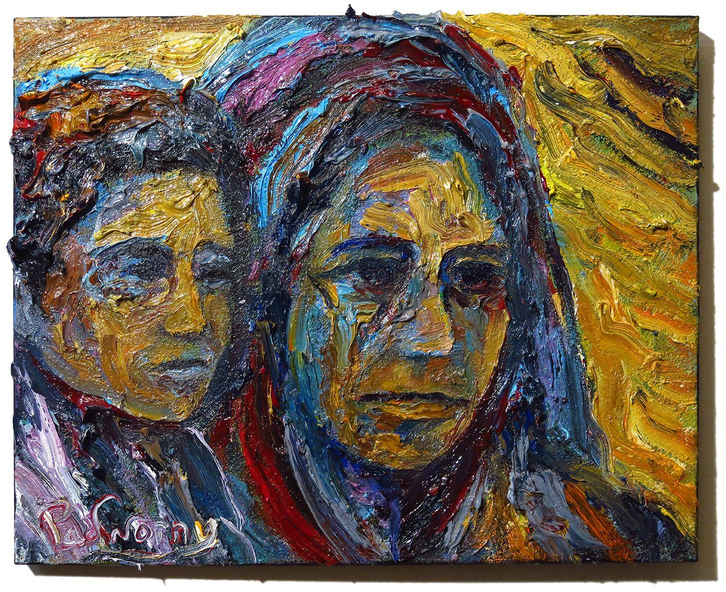 David Padworny - UNTITLED m1056 - Original oil painting portrait ...
