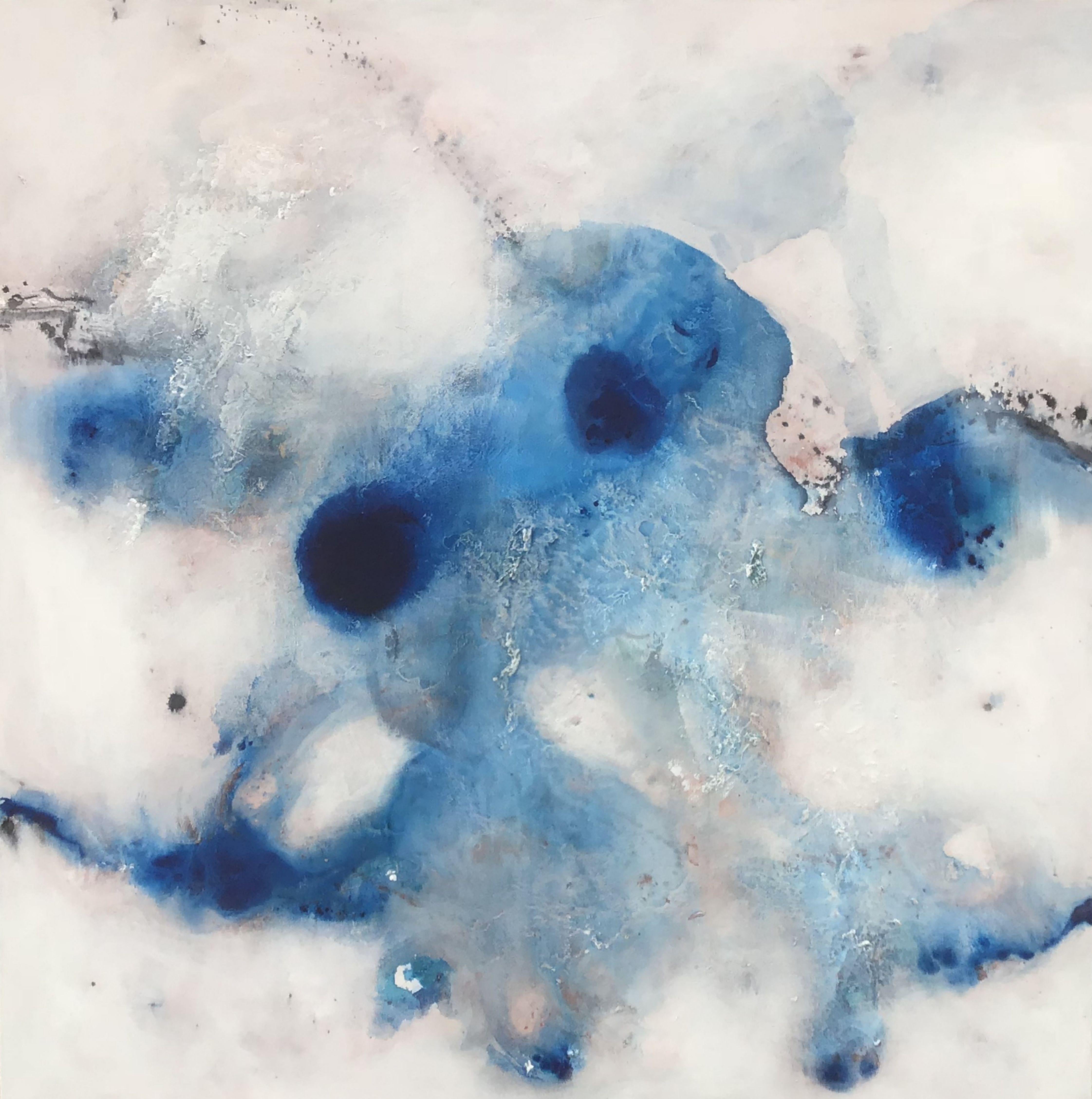 Maria Bacha - Vortex of Creation, Mixed Media on Canvas For Sale at 1stDibs