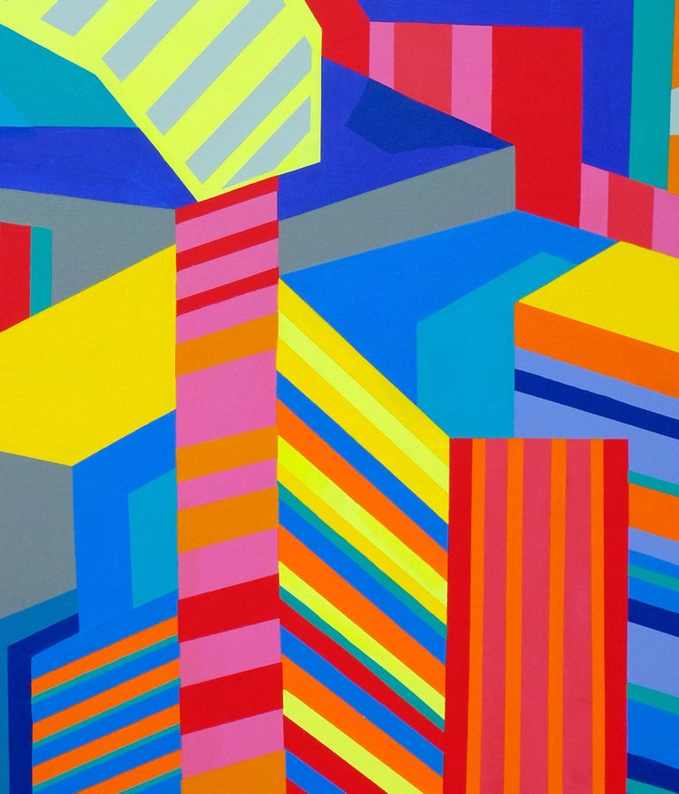 Valentin Yordanov - High Rise, Painting, Acrylic on Canvas For Sale at ...