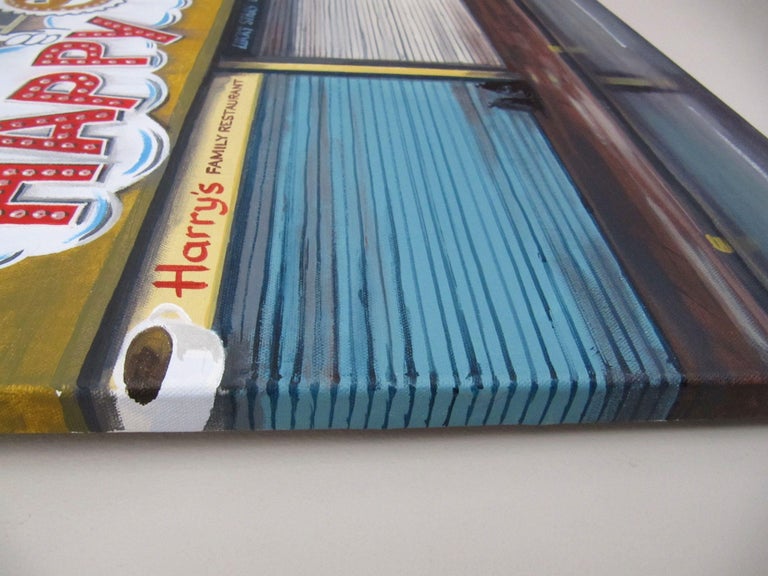 Tony Munns - Happy Days, Painting, Acrylic on Canvas For Sale at 1stDibs