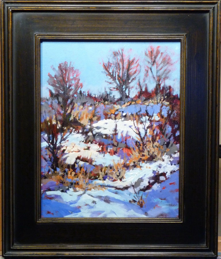 Perry Haddock - Snowy Quilt, Painting, Acrylic on Canvas For Sale at ...