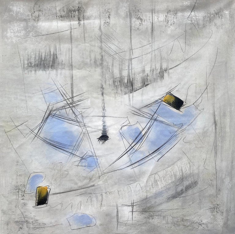 Mani Inamullah - Building Blocks of Life 1, Painting, Oil on Canvas For ...