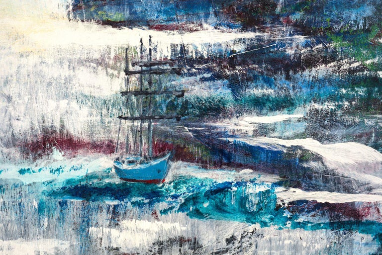 Sandra Hawkins - Arctic Expedition, Painting, Acrylic on Canvas For ...