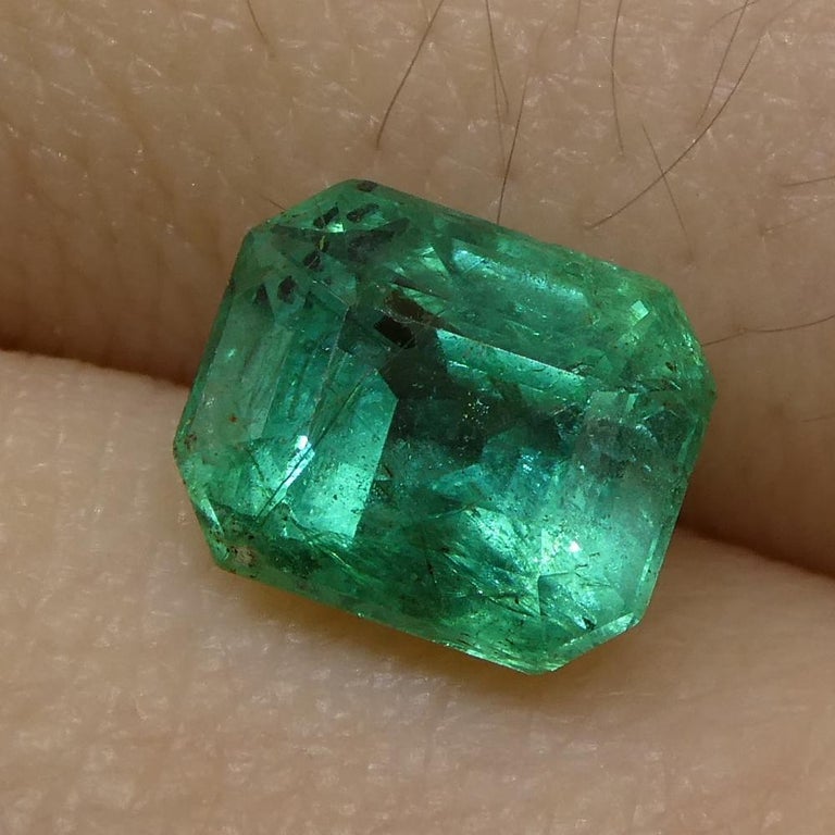 1.24ct Emerald Cut Emerald For Sale at 1stDibs