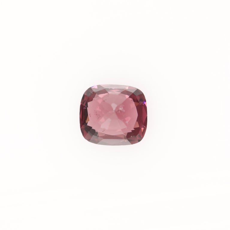 1.26 Carat Natural Red Spinel Loose Gemstone, Customisable Ring For ...