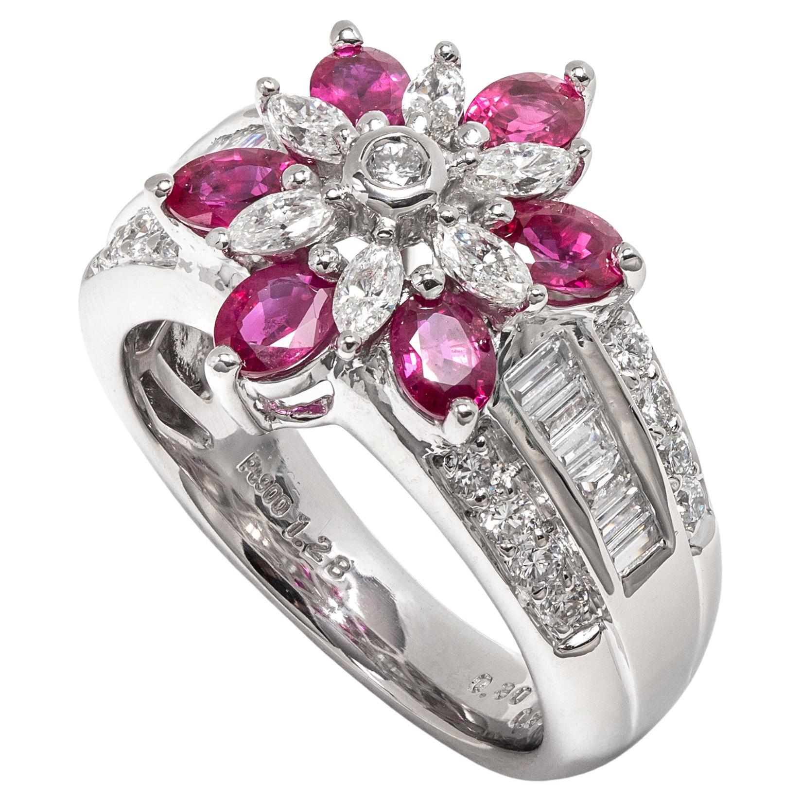 Antique Ruby Cocktail Rings - 3,181 For Sale at 1stDibs | large ruby ...