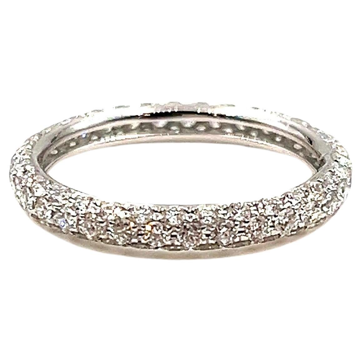 1.29 ct Diamond Eternity Ring For Sale at 1stDibs