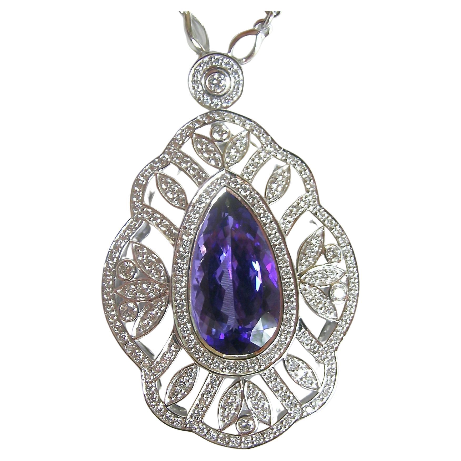 Jacob and Co Signature Diamond Pendant 1.99 Carat at 1stDibs | jacob ...