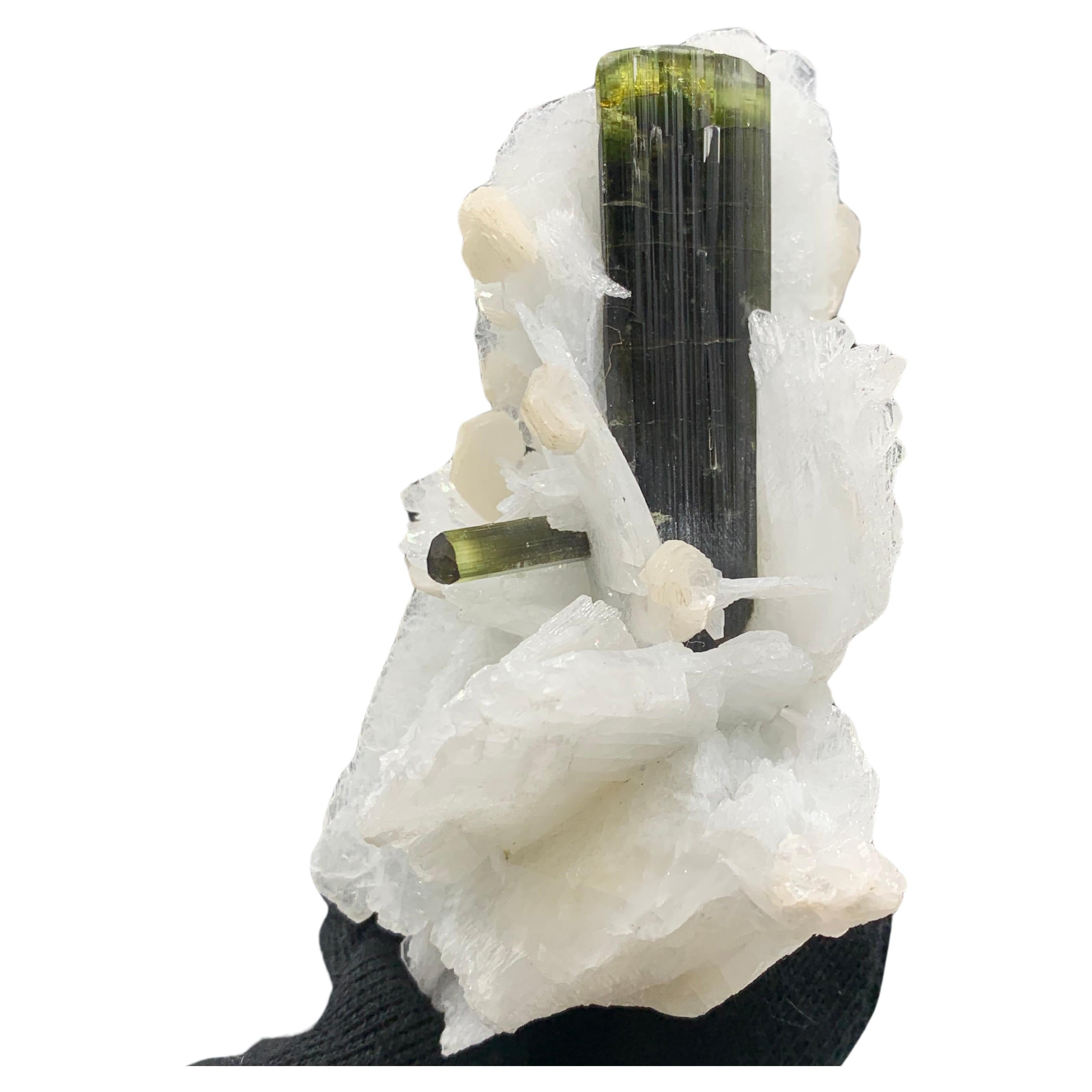 497.97 Gram Tourmaline Attach With Albite and Feldspar Specimen From ...