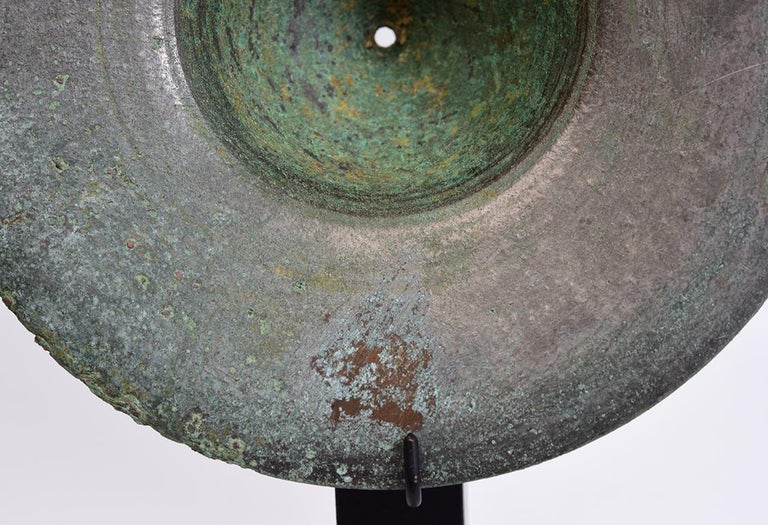 12th Century, Angkor Vat, a Pair of Antique Khmer Bronze Musical ...