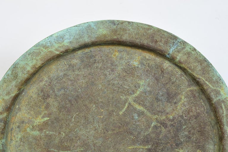 12th Century, Angkor Vat, Antique Khmer Bronze Tray with Beautiful ...